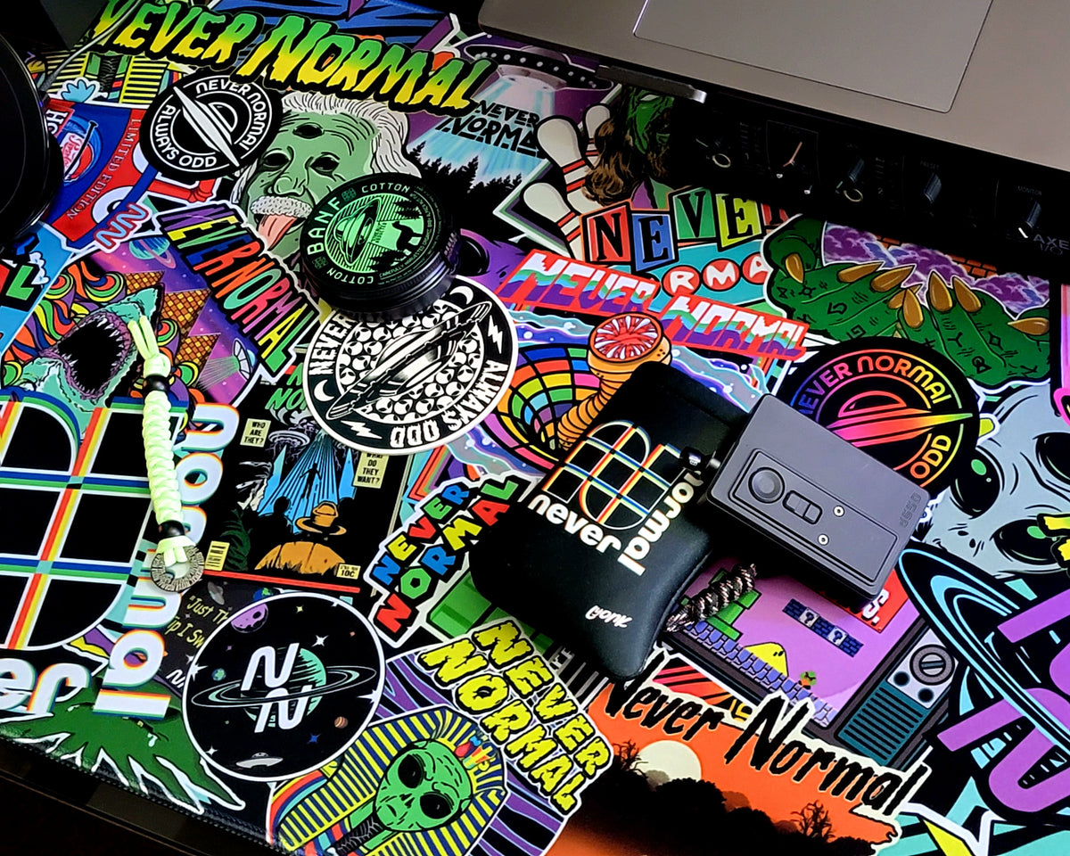 PREORDER: StickerBomb Build Mat – Never Normal Customs